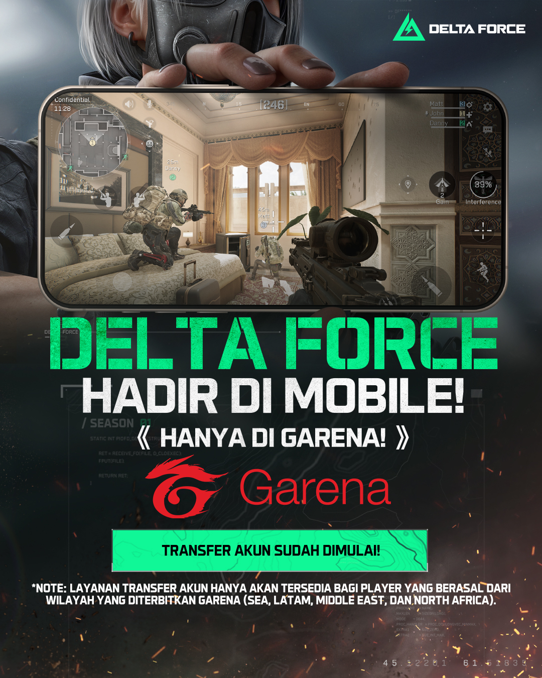 GARENA PLAYER SUPPORT